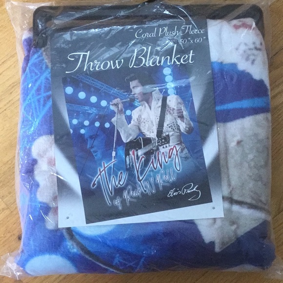 Mid-South Products | Bedding | Elvis Presley The King Throw Blanket 5 X ...